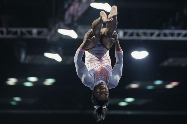 Gymnastics-Biles Makes History With Yurchenko Double Pike (Video ...