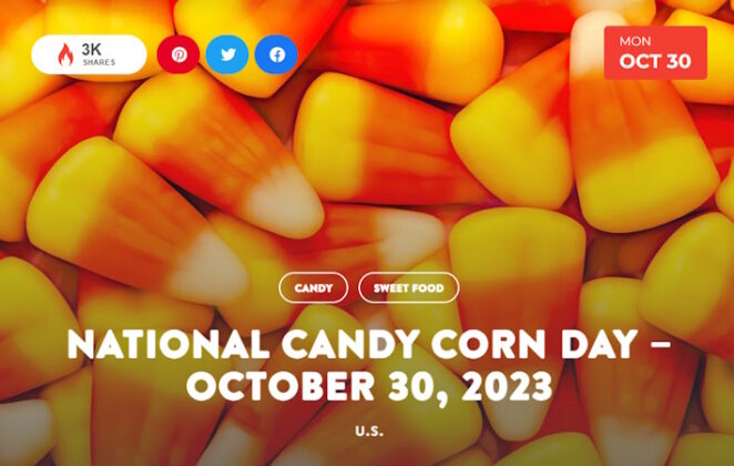 Each Kernel Of Candy Corn Has Its Own Unique Shape, Much Like A ...