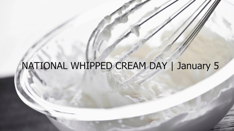 Whipped Cream Originally Had A Different Name. What Was It? - South ...