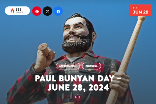 Real Of Fake? Paul Bunyan Is Written About In The 1800s. - South ...