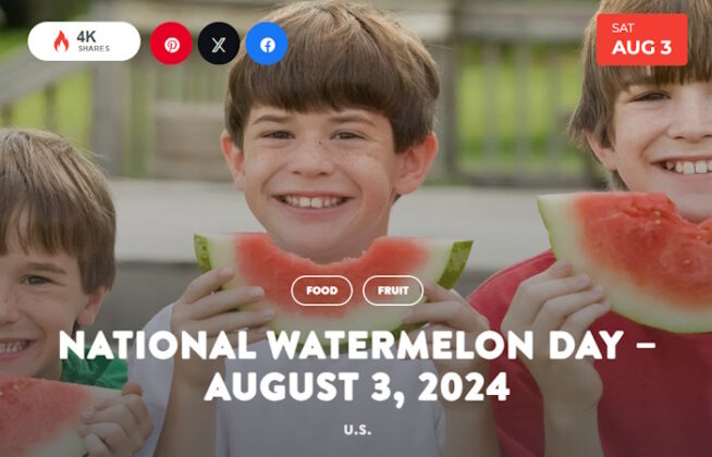 Watermelon Is The Official Oklahoma State - Vegetable! - South Florida ...