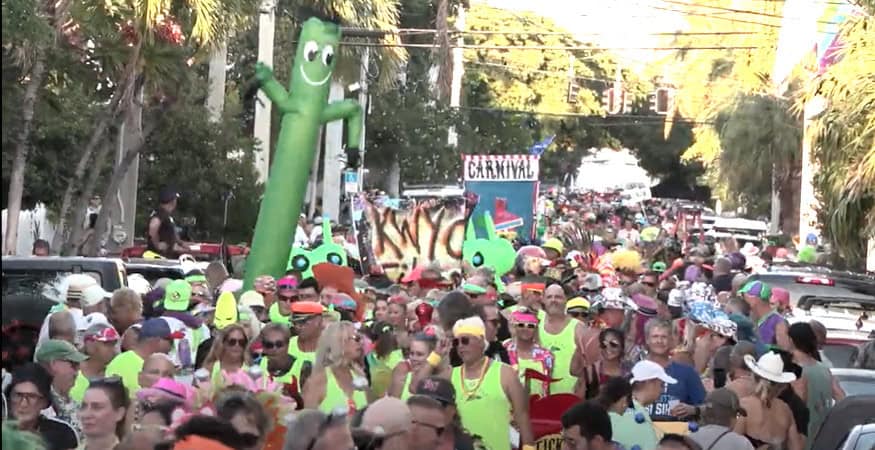 Fantasy Fest Masquerade Marchers Roam Key West’s Old Town (Video ...