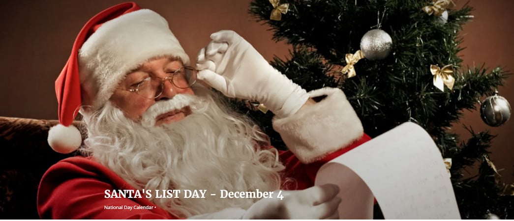 We Know Santa Wearing His Famous Red-And-White Suit And Hat. When Home ...
