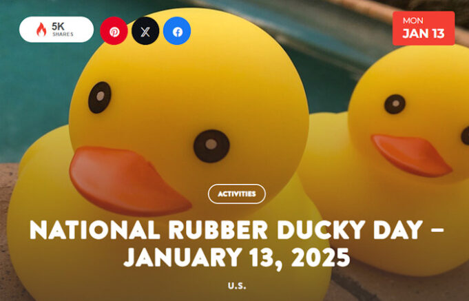 The First Rubber Duckie Was Designed As A Chew Toy In The 1800s (Video ...