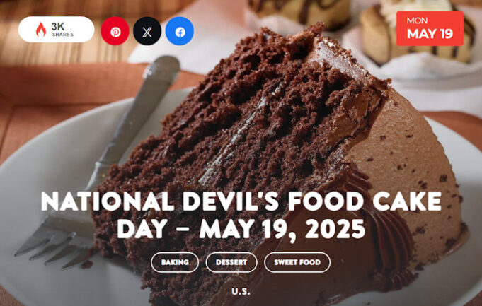 In 1898 Recipes For Devil’s Food Cakes Often Appeared Alongside Recipes ...