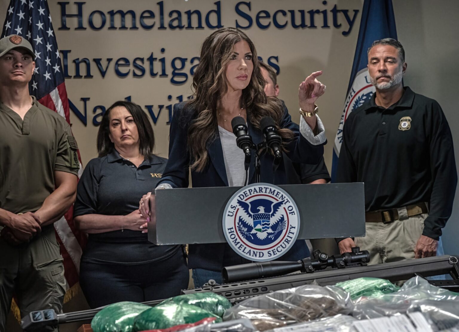 DHS Sec. Kristi Noem Touts Florida Partnership In Bradenton Appearance ...