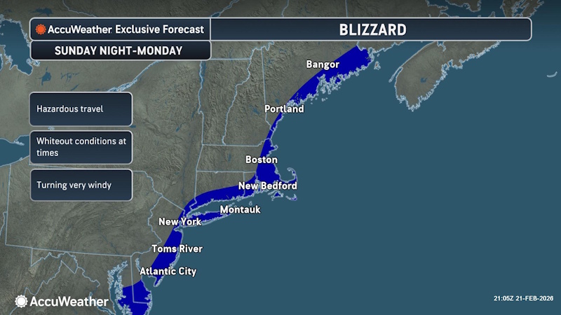 Monster Nor’easter to Paralyze I-95 Corridor With Blizzard Conditions ...