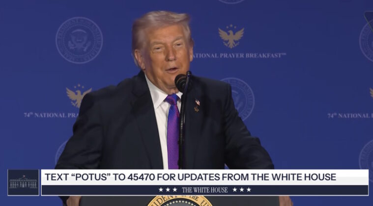 Trump Vows to "Bring God Back" During Fiery Appearance at 2026 National ...