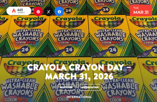 By The Age Of 10 The Average Child Will Have Used 730 Crayons - South ...
