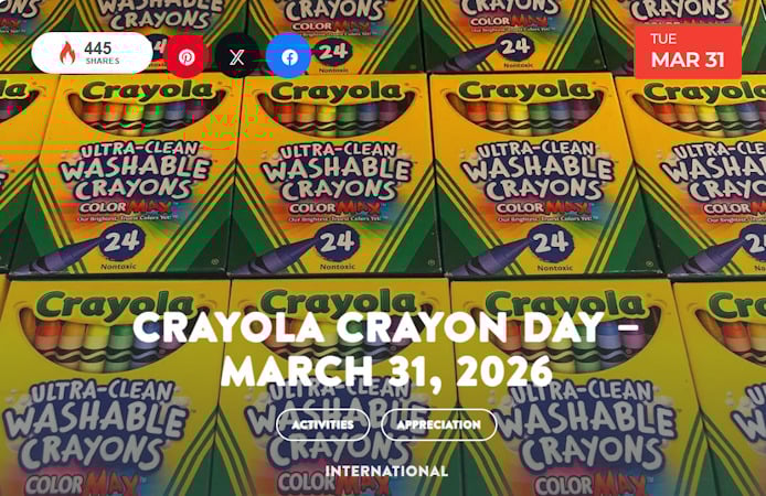 By The Age Of 10 The Average Child Will Have Used 730 Crayons - South ...