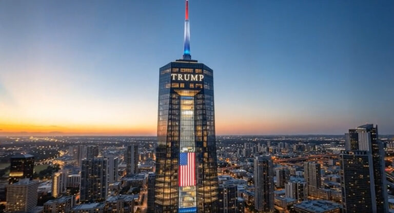 The Golden Spire: Trump Reveals Shimmering Skyscraper Vision for ...