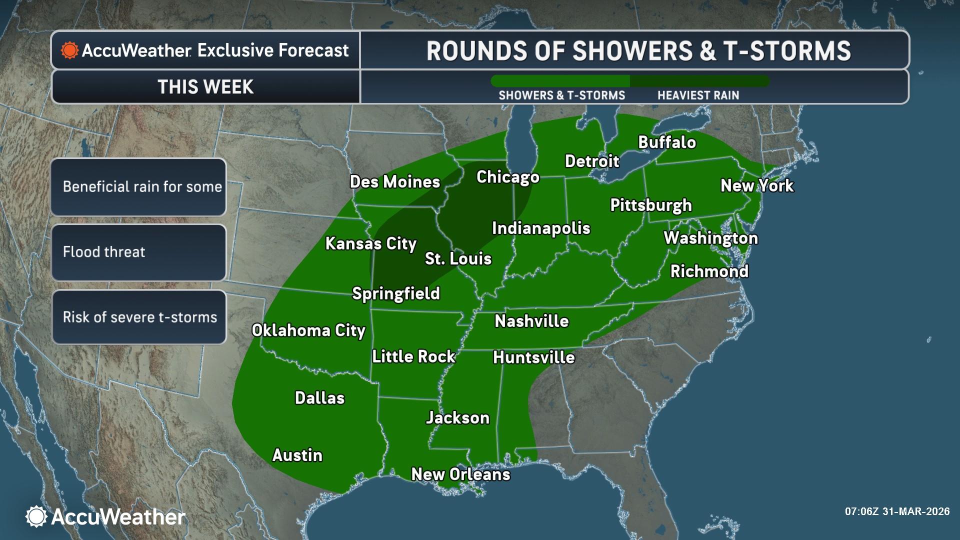 Volatile Spring Storms and Major Winter Blast Threaten Easter Travel ...