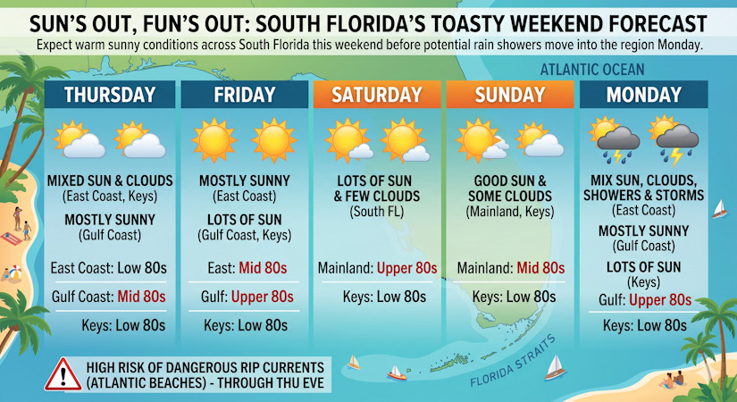 Sun’s Out, Fun’s Out: South Florida’s Toasty Weekend Forecast - South ...