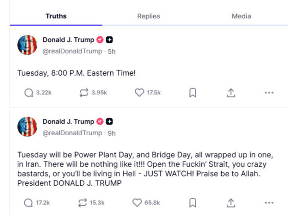 The Final Countdown: Trump’s Monday Briefing Precedes 8 PM Tuesday ...