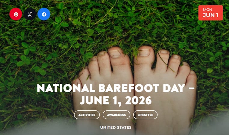 Kick Off Your Shoes It's National Go Barefoot Day - South Florida Reporter